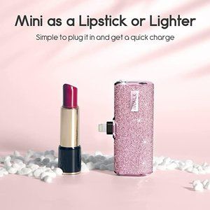Accessories | Pink Sparkle Charger Power Bank 450mah Ultracompact ...